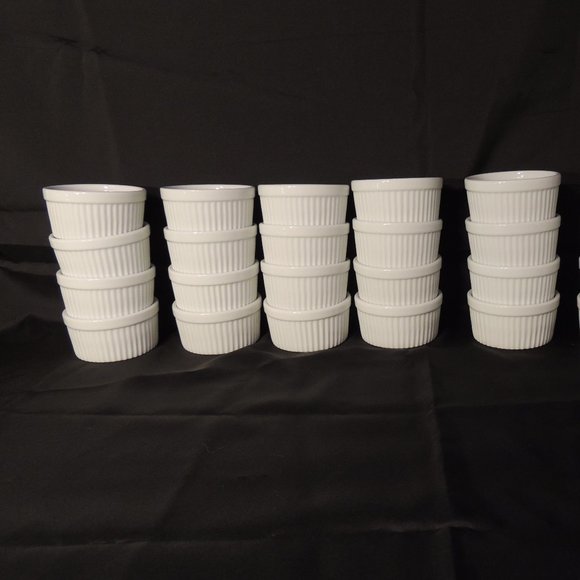 Pier One Imports Porcelain Ramekin | Kitchen | Lot Of 3pier White ...